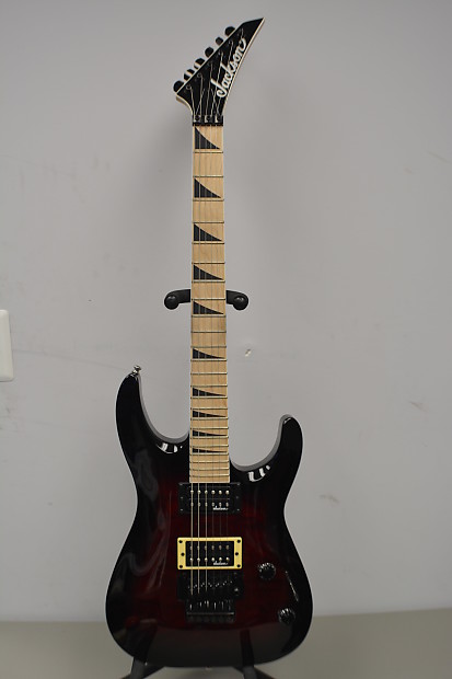 Jackson Dinky JS32 Rare Transparent Red Burst 6-String | Reverb France