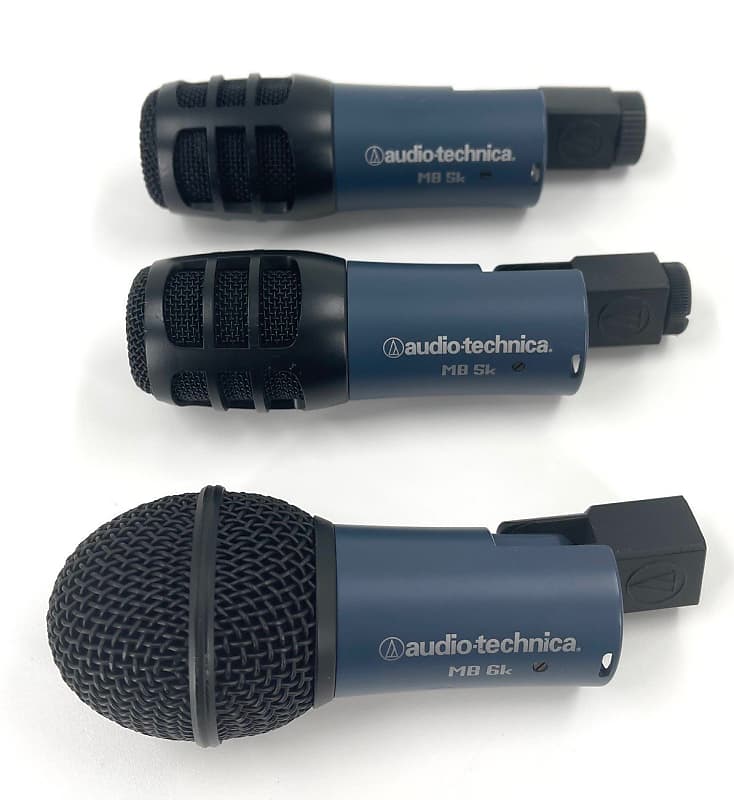 Audio-Technica MB Series set of three drum mics with Clips | Reverb