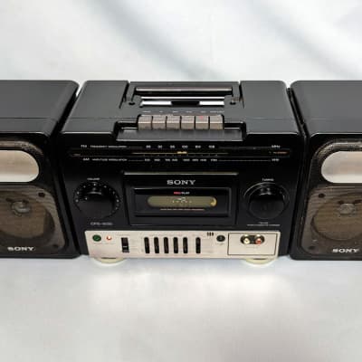 90’s Sony Boombox - CFS-1030 - Ghettoblaster with Graphic | Reverb