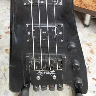 Shadow Headless Bass 4 String 80's - Black | Reverb