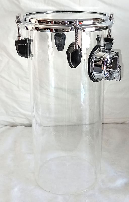 UNMARKED ROCKET TOM SINGLE 6" - CLEAR ACRYLIC -FREE SHIP TO | Reverb