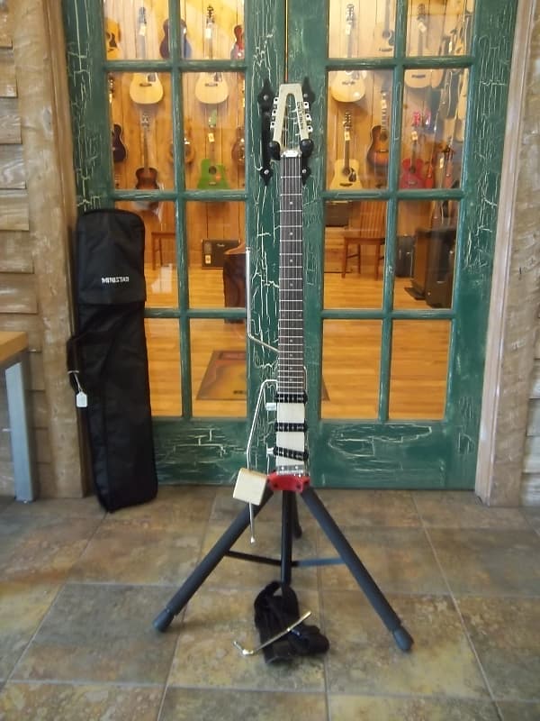 Ministar Caster Full Scale Travel Electric Guitar with Gig | Reverb