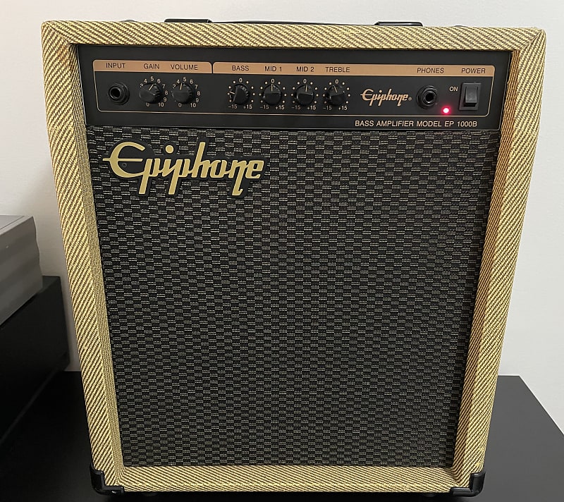 Epiphone Bass Amplifier Model EP 1000B 1995 - Tweed | Reverb Canada