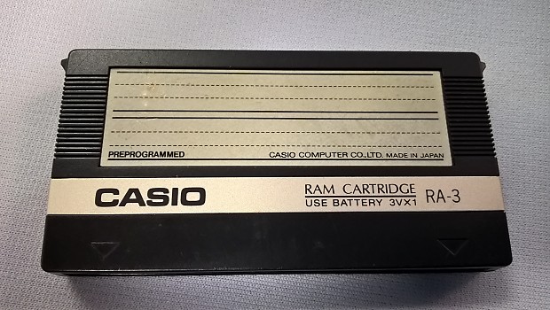 Vintage Casio RA-3 Ram Cartridge | Reverb