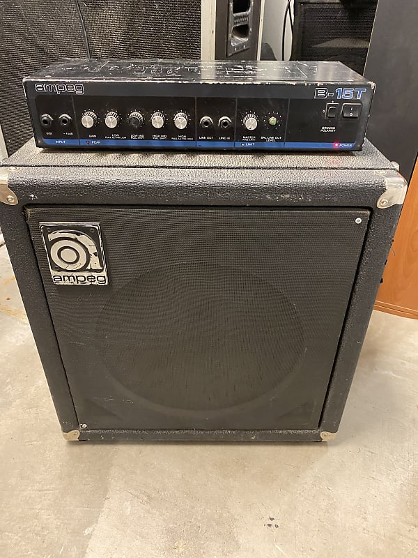 Ampeg B-15T 90s Flip-Top Bass Amp | Reverb