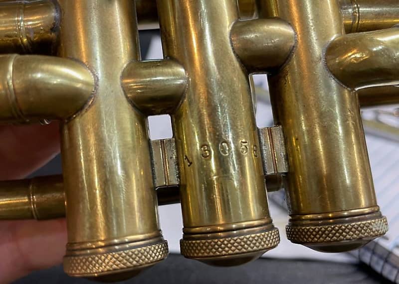 Pioneer long cornet 1940-41 - raw brass | Reverb