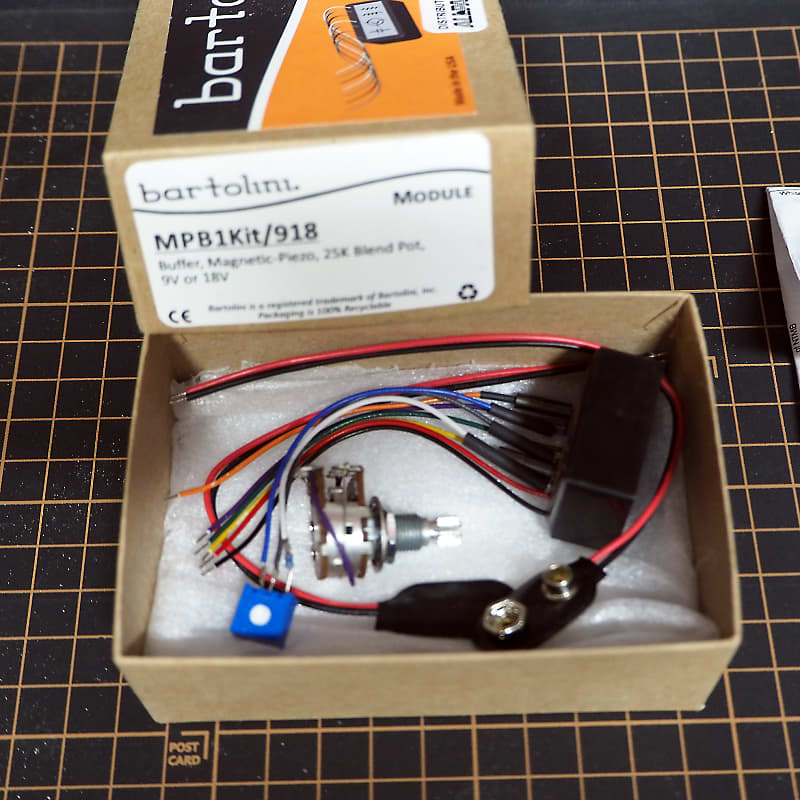 Bartolini MPB1 Kit/918 - Dual channel buffer preamp | Reverb