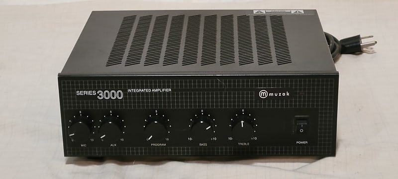 Muzak MU3115BGM Integrated Amplifier 2000's - Black | Reverb