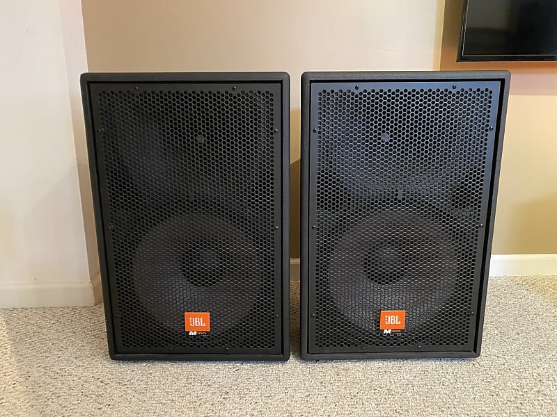 JBL MPro MP415 PA Speakers Pair | Reverb