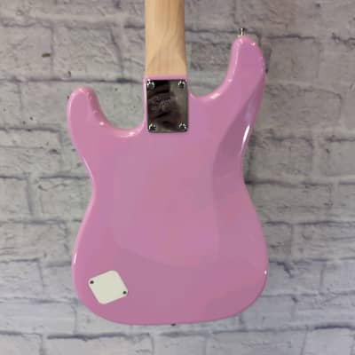 Squier Affinity Mini Stratocaster V2 Electric Guitar Pink w/ | Reverb