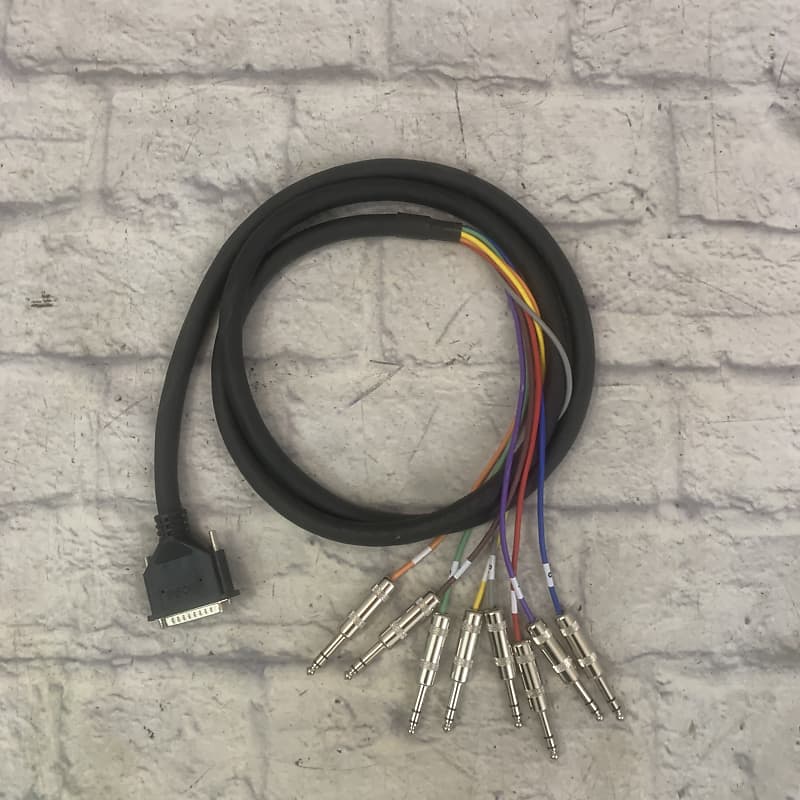 Hosa DTP-802 Balanced Snake, DB25 to 1/4" TRS, 2m / 6.6' ft | Reverb