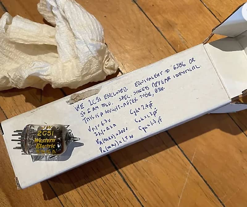 Western Electric 2C51 for Gates Sta Level Tube (Equivalent to | Reverb