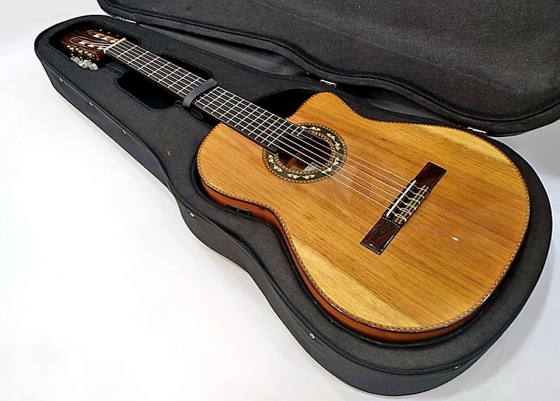 APC 10 Koa CW nylon strings classical guitar all solid | Reverb