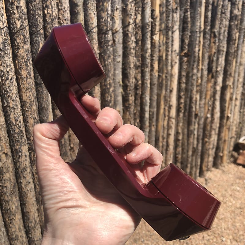 Vintage MAROON Ukrainian LoFi telephone microphone. Mic is in | Reverb