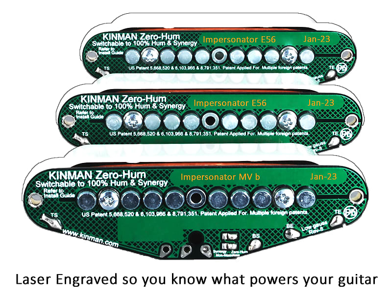 Kinman Stratocaster - Perfect Vintage Set | Reverb