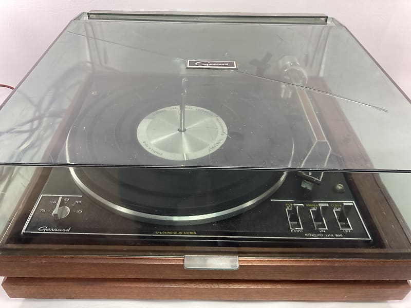 Vintage Garrard Synchro-Lab 95B Turntable Wood Base Needs | Reverb