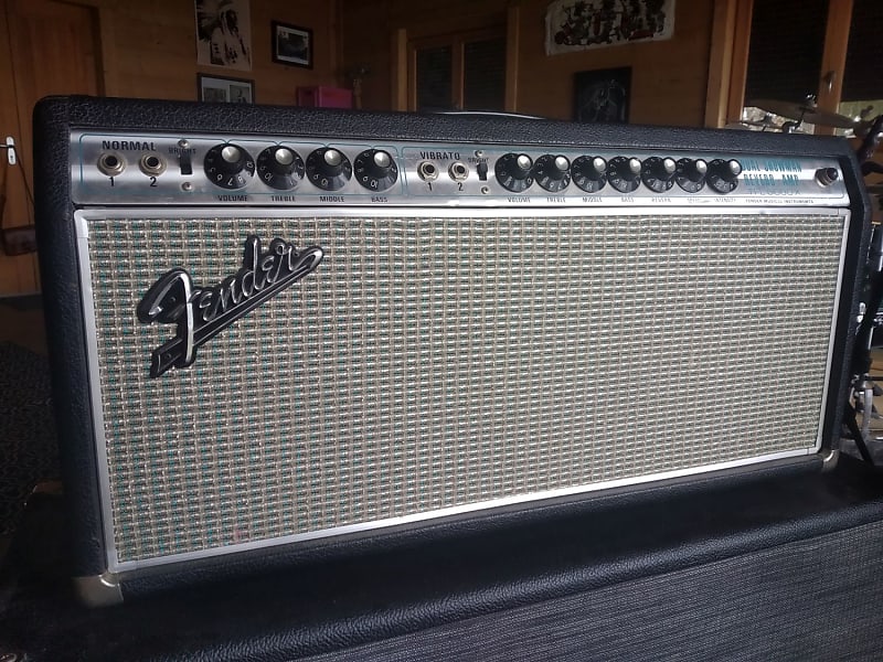 Fender Dual Showman Reverb TFL 5000X 1969 - Silver Face | Reverb