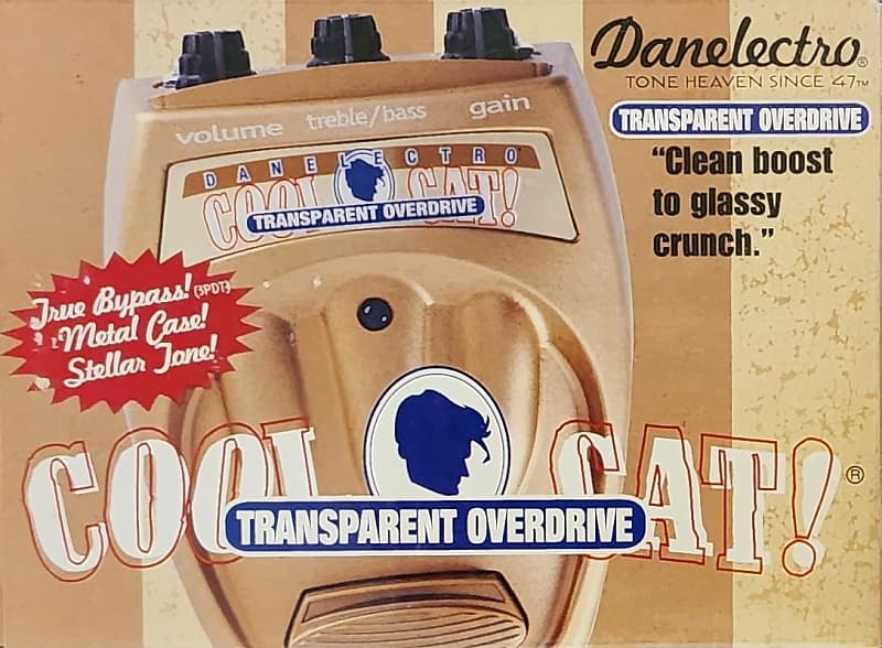Danelectro Cool Cat Transparent Overdrive V1 CTO-1 New in Box | Reverb