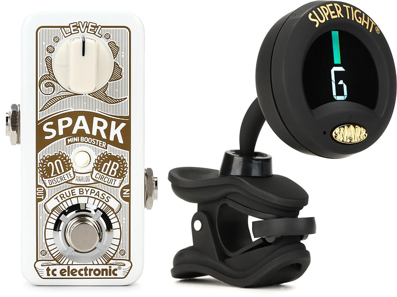 TC Electronic Spark Mini Boost Pedal Bundle with Snark ST-8 | Reverb