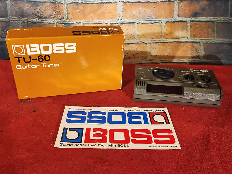 Boss TU-60 Guitar Tuner With Original Box | Reverb