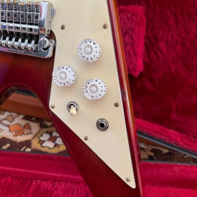 Vintage 1981 Gibson USA Flying V Cherry Sunburst Guitar w/ | Reverb