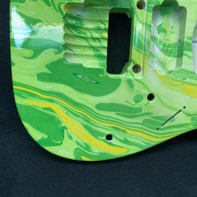 Swirled Alder 6 string Jem style guitar body, HSH, OSNJ - | Reverb