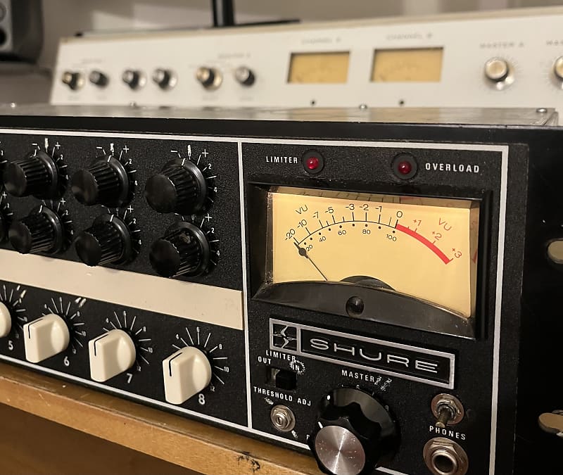 Shure Rare Vintage Shure Mixer w/ Level-Loc Compressor | Reverb