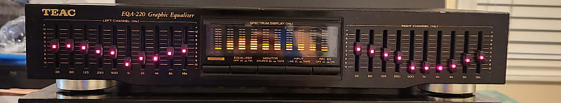 TEAC TEAC EQA-220 is a 10-band graphic equalizer with a | Reverb