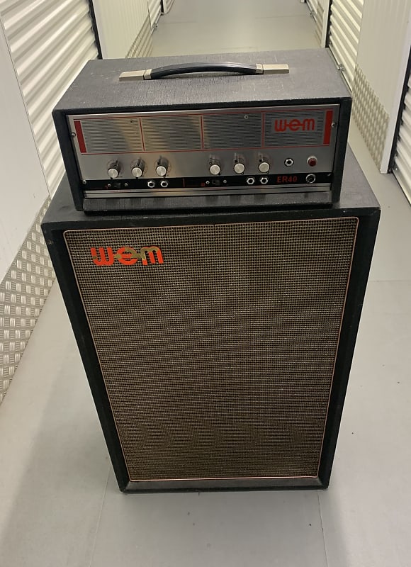 WEM ER40 Guitar amp and cabinet 1960’s/early 1970’s | Reverb