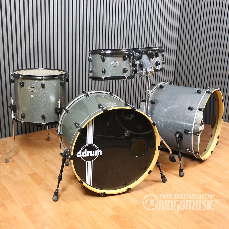 DDrum Defiant Monster Double Bass Grey Sparkle 22" 5pz | Reverb