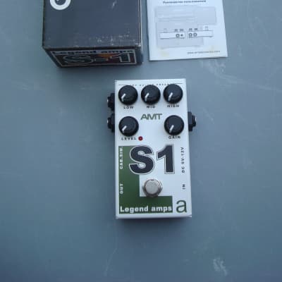 AMT Electronics S1 Cab Sim Distortion Pedal SOLDANO | Reverb