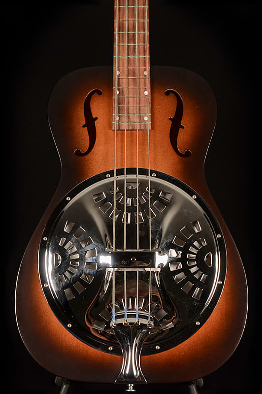 Dobro F-Bass Resonator Bass 1995 Sunburst | Reverb