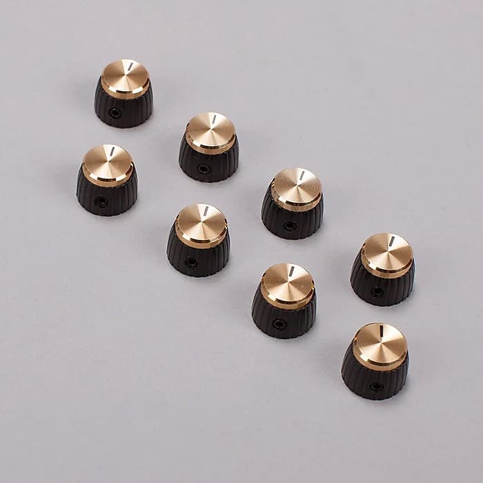 Marshall Gold Push-on Knobs 8-Pack (PACK-00023) | Reverb UK