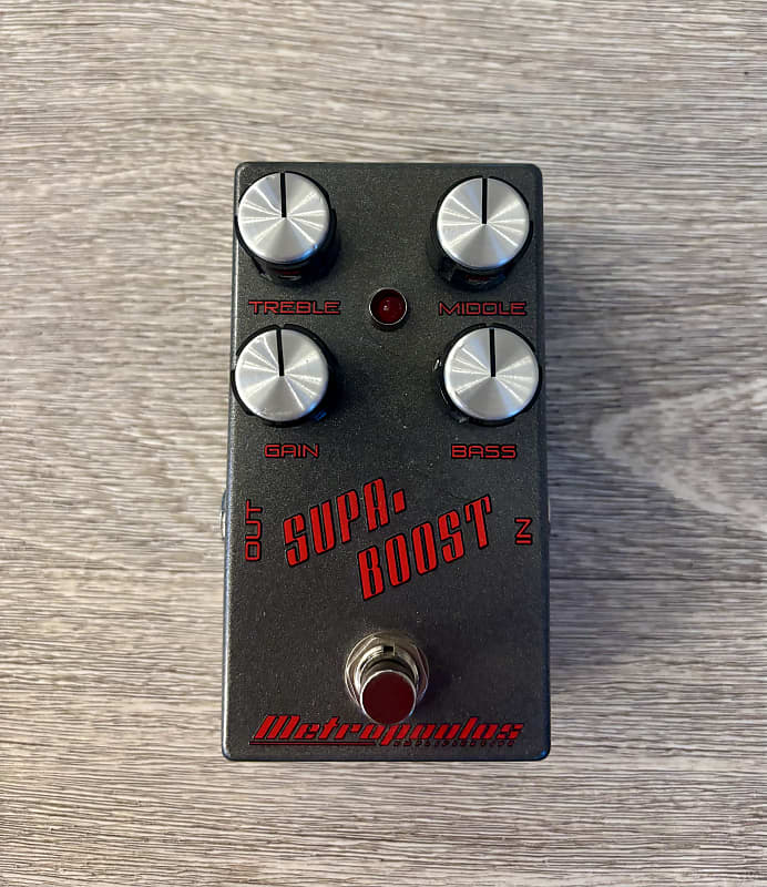 Metropolous Supa Boost - Metallic Silver | Reverb