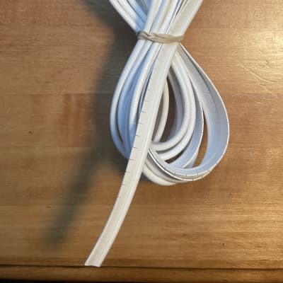 Amplifier Piping 10ft Large Embossed White Piping Trim for | Reverb