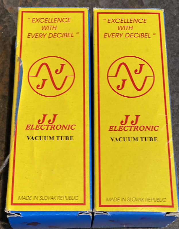 JJ Electronic 6L6 GC Vacum Tubes Matched Pair | Reverb