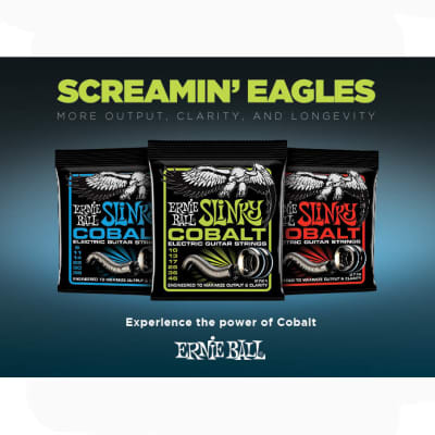 Power Slinky Cobalt 7-String Electric Guitar String Set 11-58 | Reverb