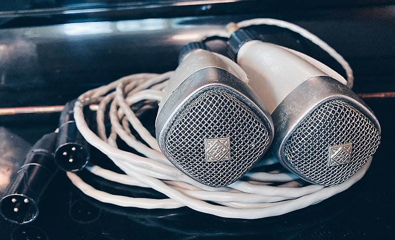 Telefunken MD21/6 Microphone PAIR - Vintage 60s - Omni MD421 | Reverb