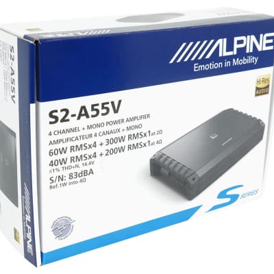 Alpine S2-A55V S-Series 5-Channel 540 Watts Car Audio | Reverb