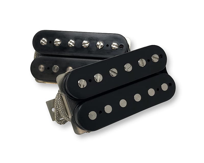 Tribute 4 Humbucker Set - Set - Double Black Bobbins | Reverb