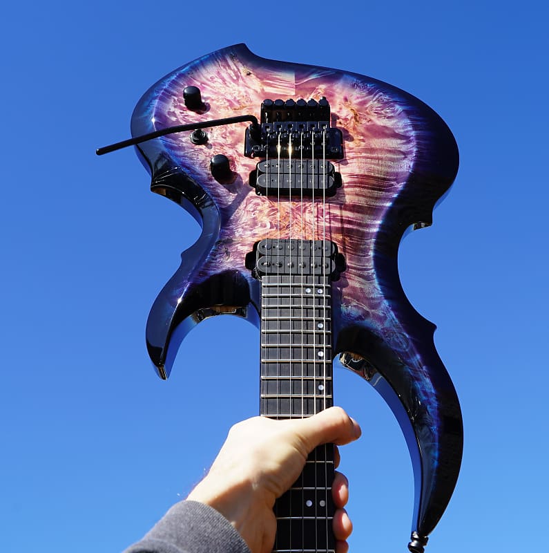 ESP Original FRX CTM - Magenta Blue Burst 6-String Electric | Reverb