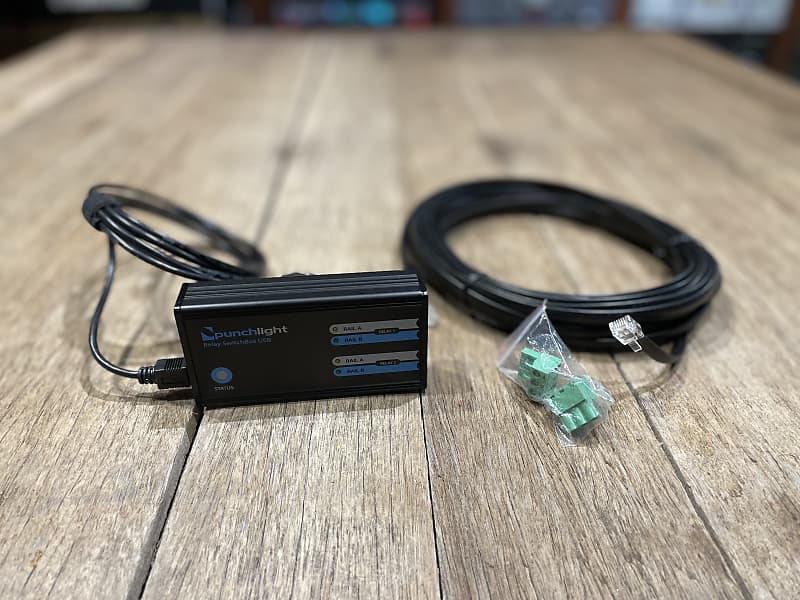 Punchlight Relay Switchbox USB with Cables | Reverb