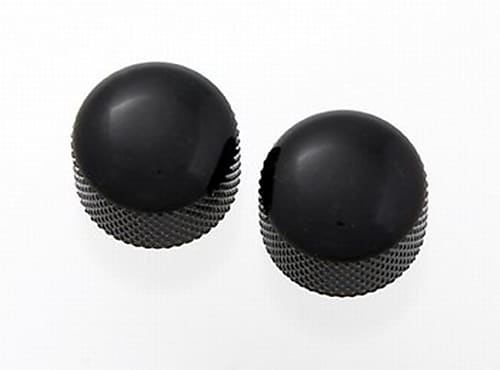 Mini Dome Knobs For USA Split Shaft Pots - BLACK | Reverb