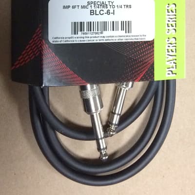 Melodee Music BLC-6MS-I 6' Balanced Cable | Reverb