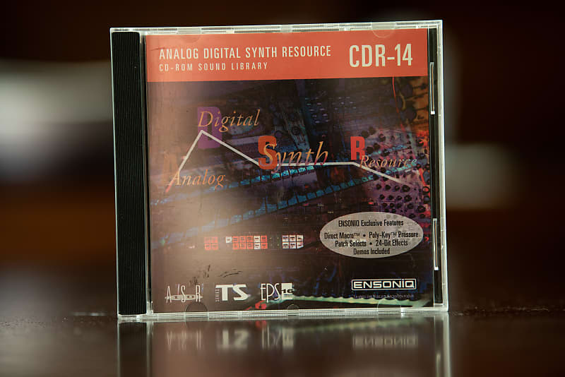 Ensoniq ASR-10 TS CDR-14 Analog Digital Synth Resource CD-ROM | Reverb