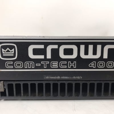 Crown Com-Tech 400 Professional Stereo Power Amplifier | Reverb