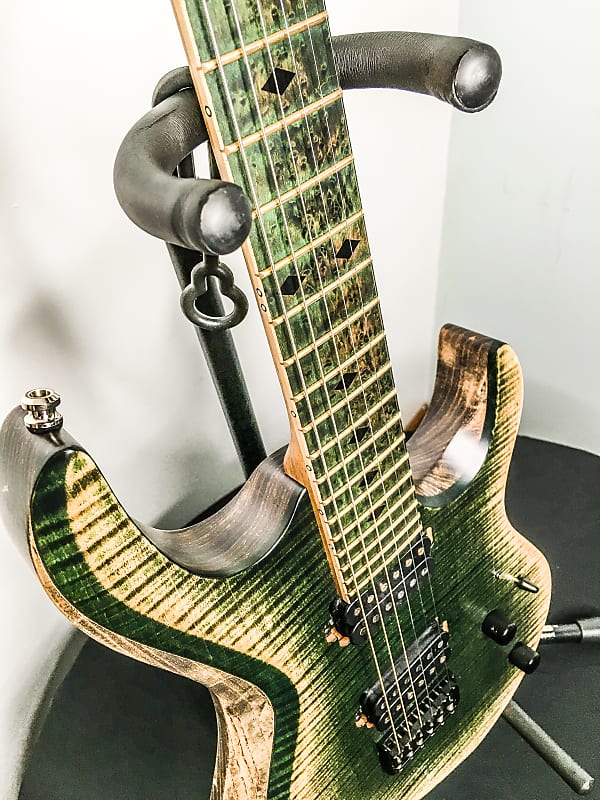 Kiesel Carvin Aries A6H Arctic Green Ash Beveled 24 Fret Bolt | Reverb