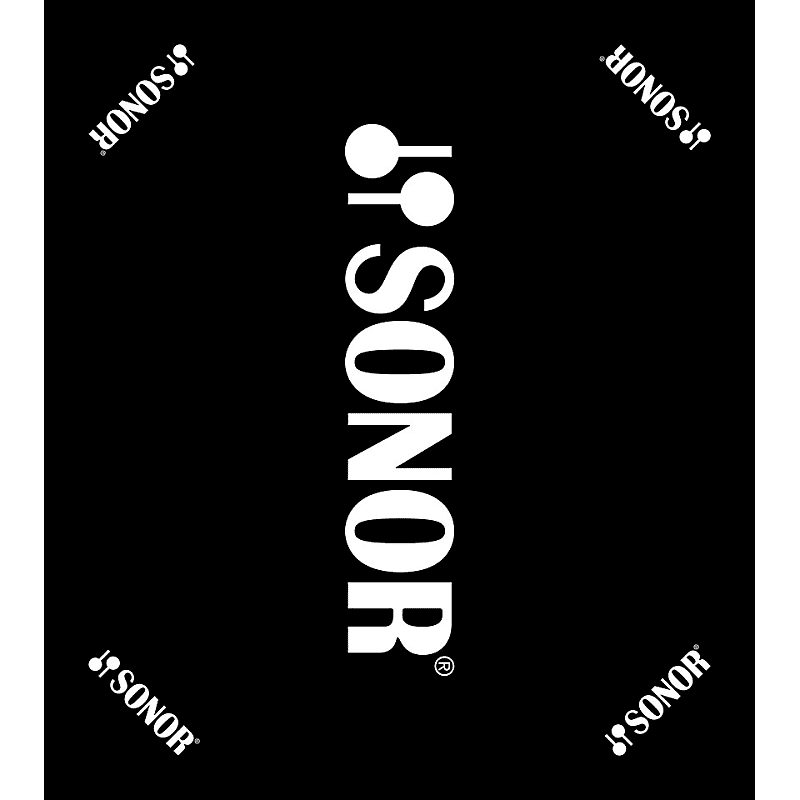 Sonor Black Carpet with Sonor Logo 160 x 180 cm | Reverb