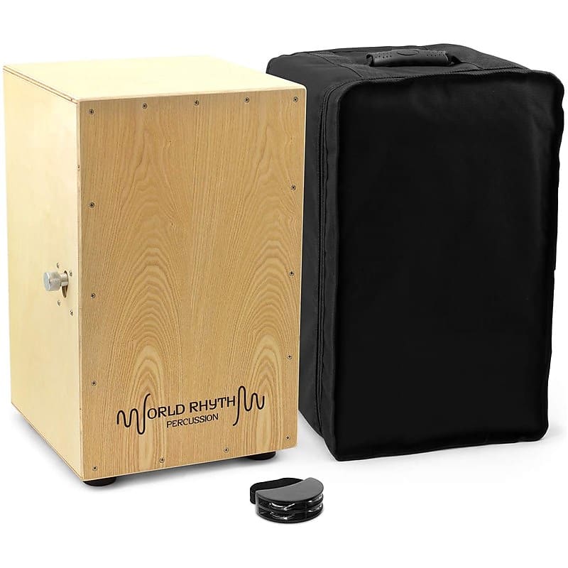 World Rhythm CAJ2 Cajon with Adjustable Snare Foot | Reverb UK