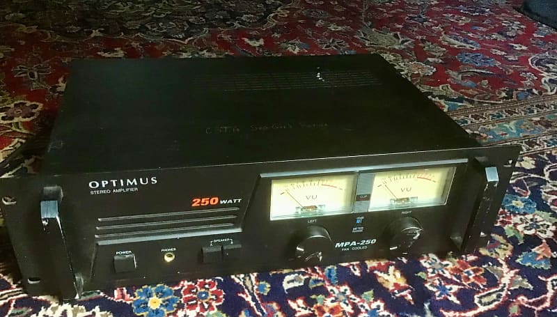 RadioShack MPA-250 Solid State Power Amplifier | Reverb